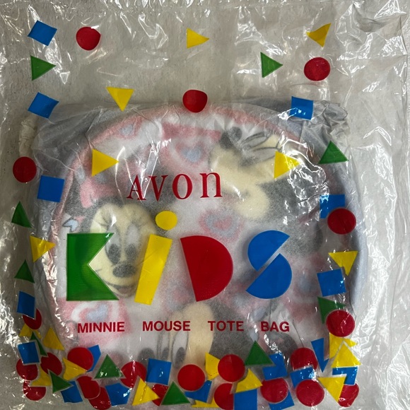 Avon | Toys | Vintage 994 Avon Disney Minnie Mouse Tote Bag Sealed ...